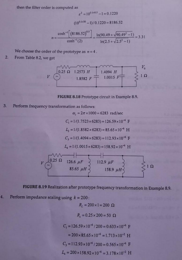 Solved Analog Signal Processing And Filter Design Please
