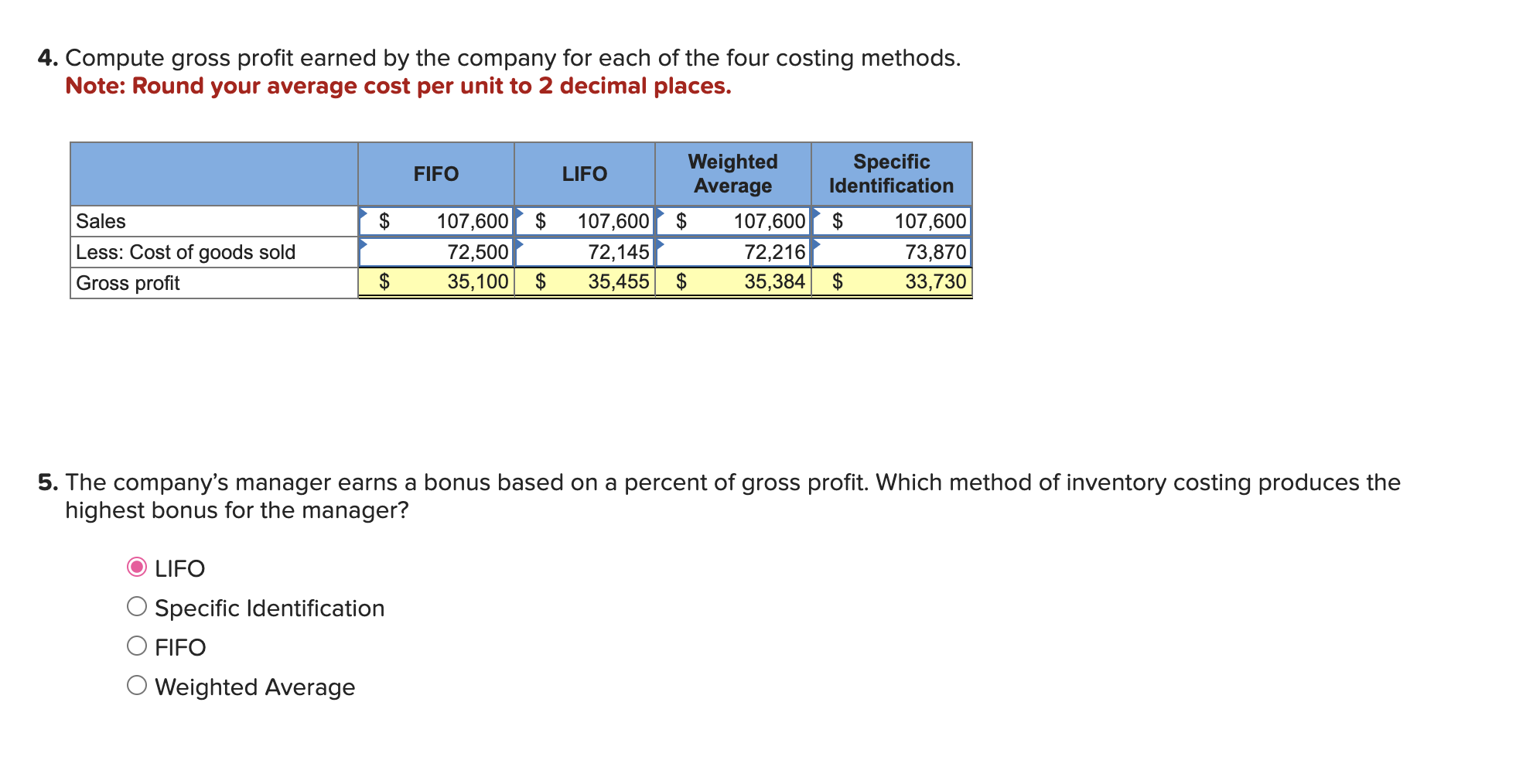 Solved Problem 5-3A (Algo) Perpetual: Alternative cost flows | Chegg.com