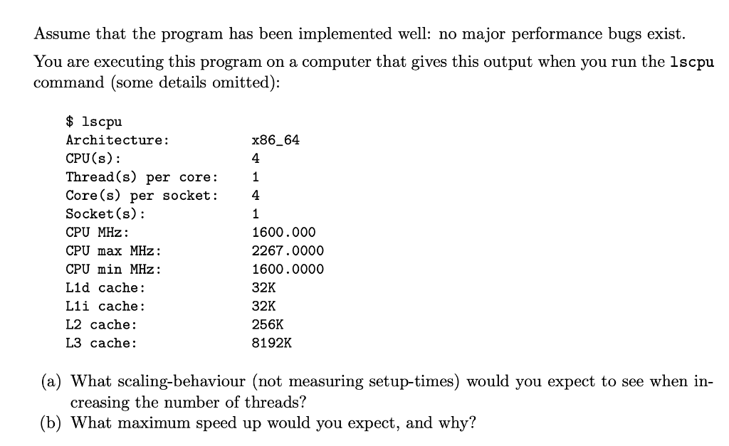 Solved 4. Integration Using Threads (6 pts total; 3 each). A | Chegg.com
