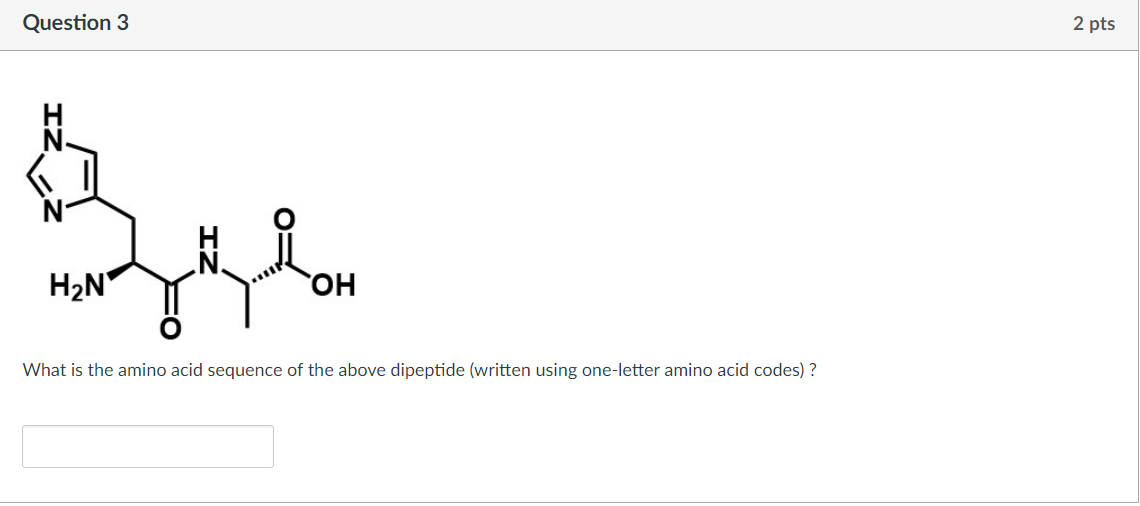 Solved What is the amino acid sequence of the above | Chegg.com