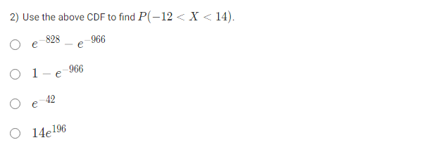 Solved 1) The CDF of a random variable X is | Chegg.com