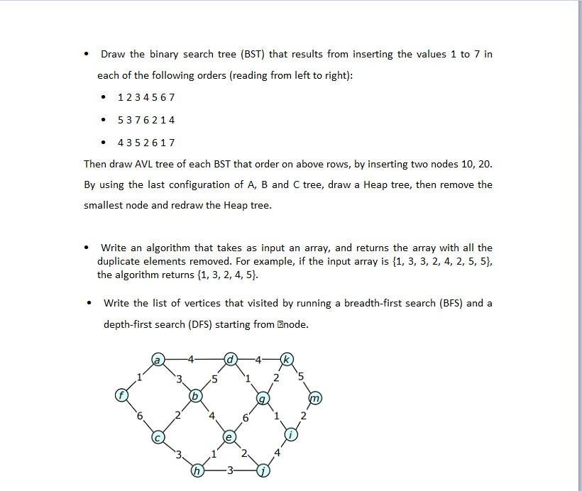 Solved . Draw the binary search tree (BST) that results from | Chegg.com