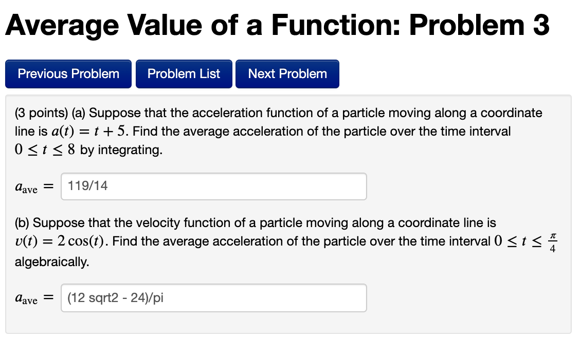 Solved Work Problem 6 Previous Problem Problem List Next 1816