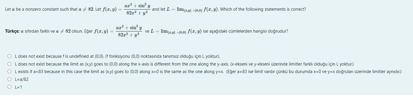 Solved Let a be a nonzero constant such that a =82. Let | Chegg.com