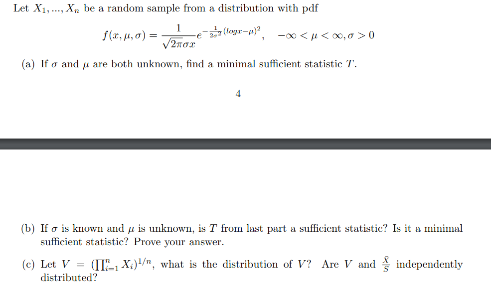 Solved Let X1, ..., Xn be a random sample from a | Chegg.com
