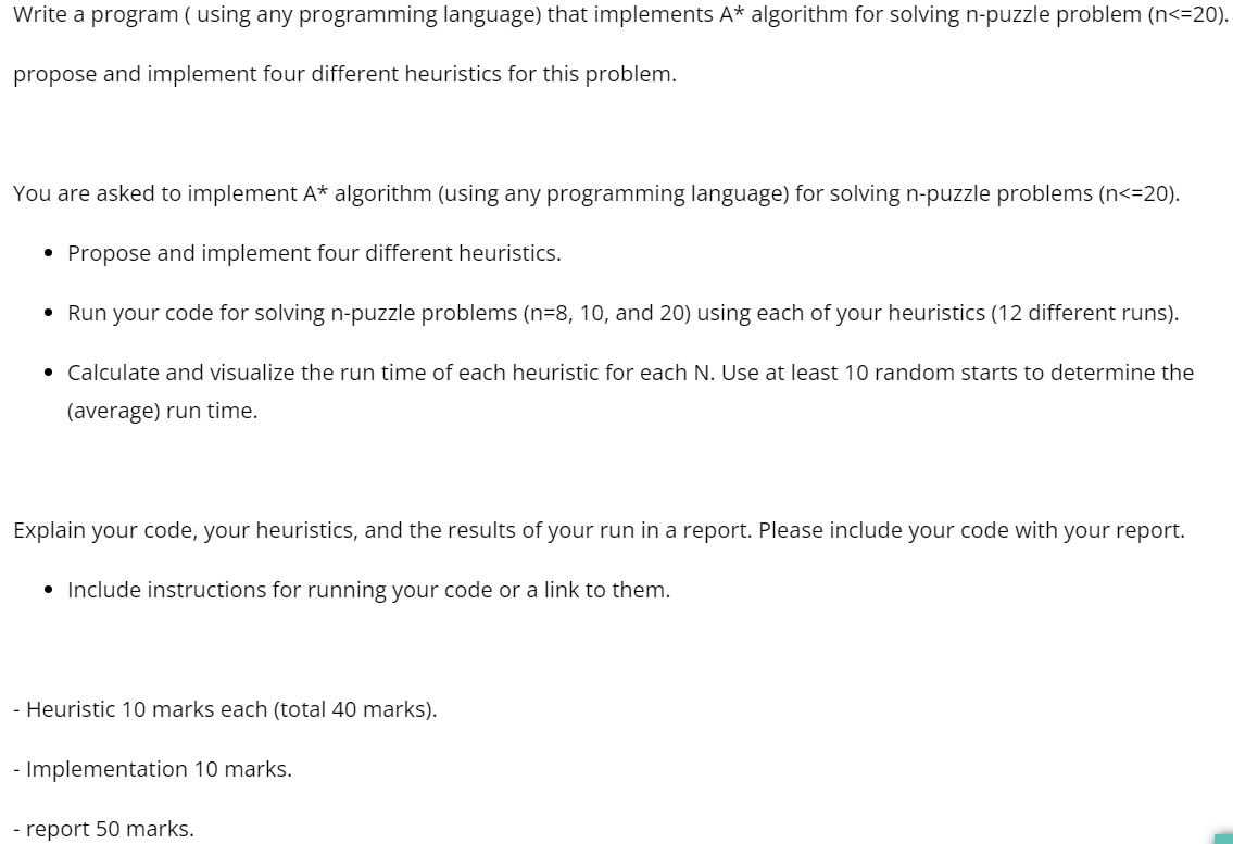Solved Write a program ( using any programming language) | Chegg.com