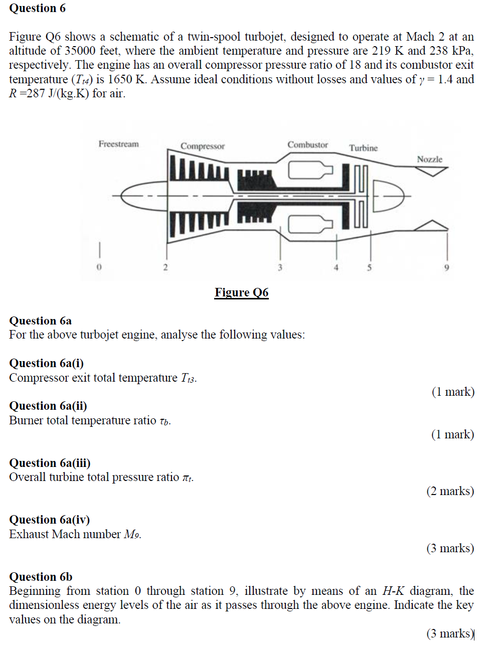 Solved Hi i need help with the aerospace propulsion | Chegg.com