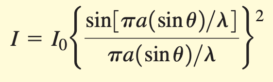 Solved Intensity in single-slit diffraction I do not know | Chegg.com
