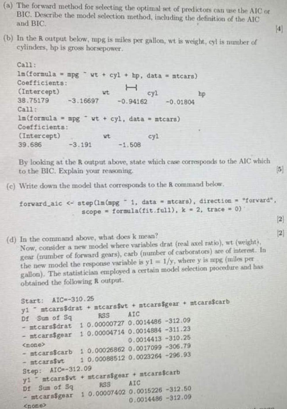Solved Question 4 (25 marks]. A statistician is employed by | Chegg.com