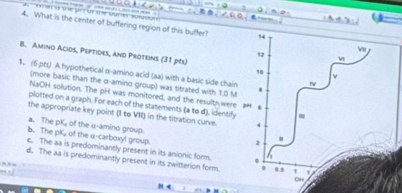 Solved What is the center of buffering region of this | Chegg.com