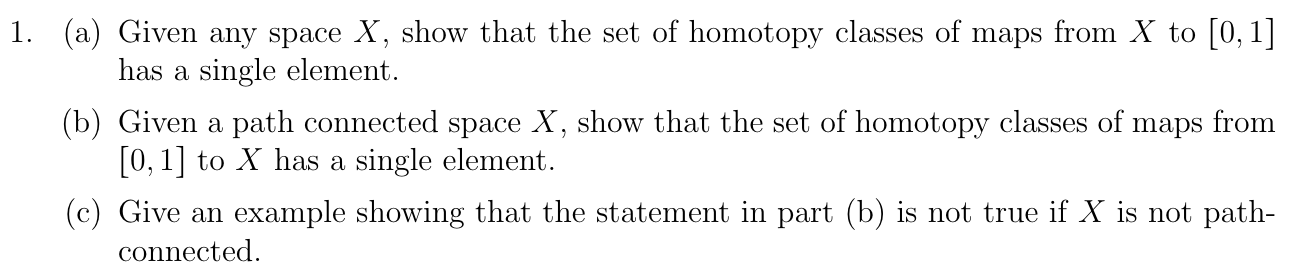Solved (a) ﻿Given any space x, ﻿show that the set of | Chegg.com