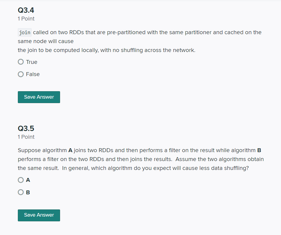 Solved Q1 Partitions and Partitioning 3 Points Q1.1 1 Point | Chegg.com