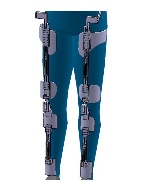 Solved Consider a passive lower limb exoskeleton with hip, | Chegg.com