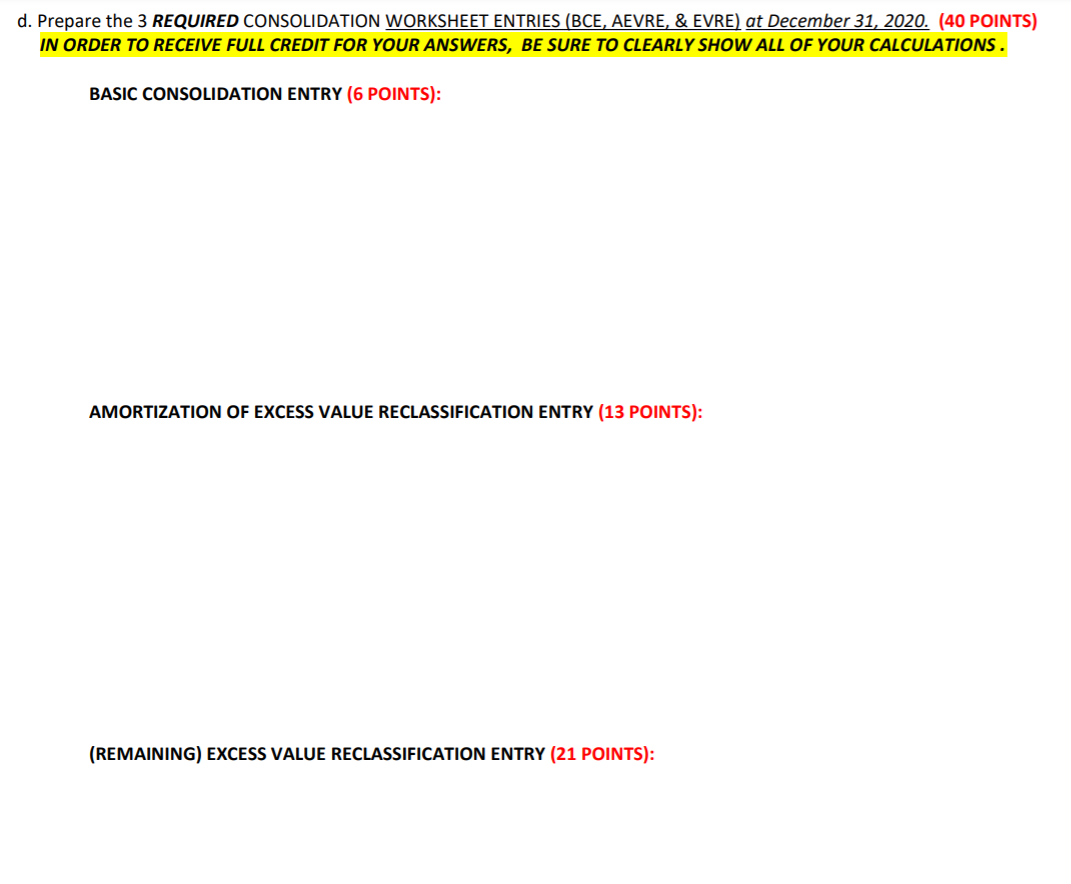 Solved Priya Corporation acquired 100 percent of Sheldon | Chegg.com