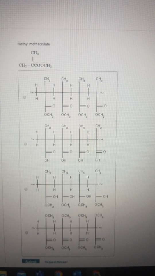 Solved Identify the structure of a chain segment that is | Chegg.com
