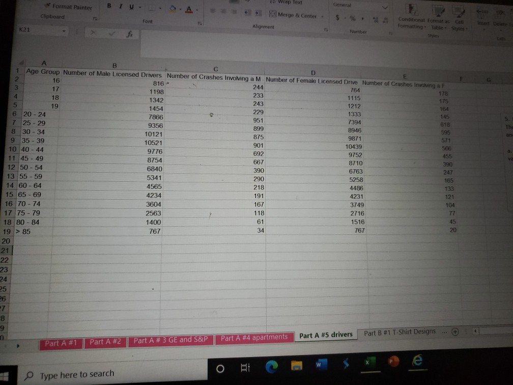 Solved Wrap Text BTU General Format Painter Clipboard A . | Chegg.com