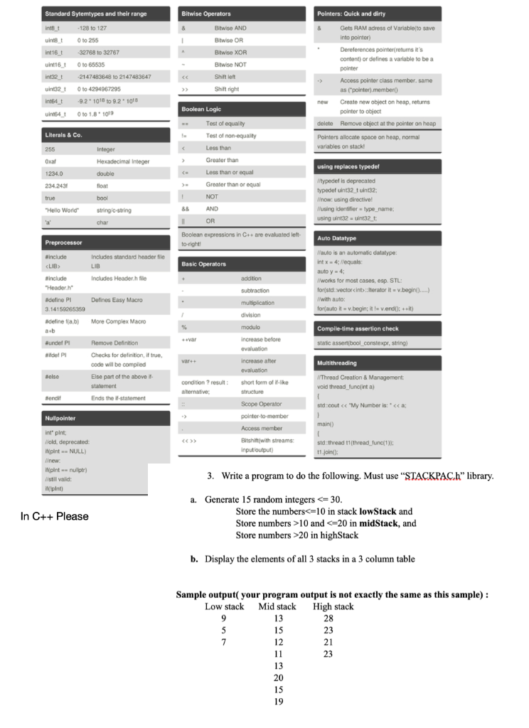 Solved Bitwise Operators Bitwise AND 1 Bitwise OR Btwise XOR | Chegg.com