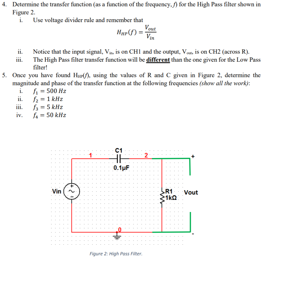 Solved 4. Determine the transfer function (as a function of | Chegg.com