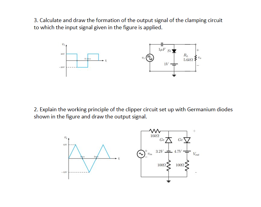 Solved 3. Calculate and draw the formation of the output | Chegg.com