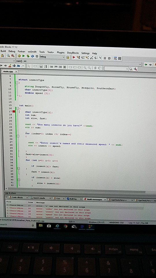Solved ode Blocks 17.12 Build Debug Fortan waśsmith Tools | Chegg.com