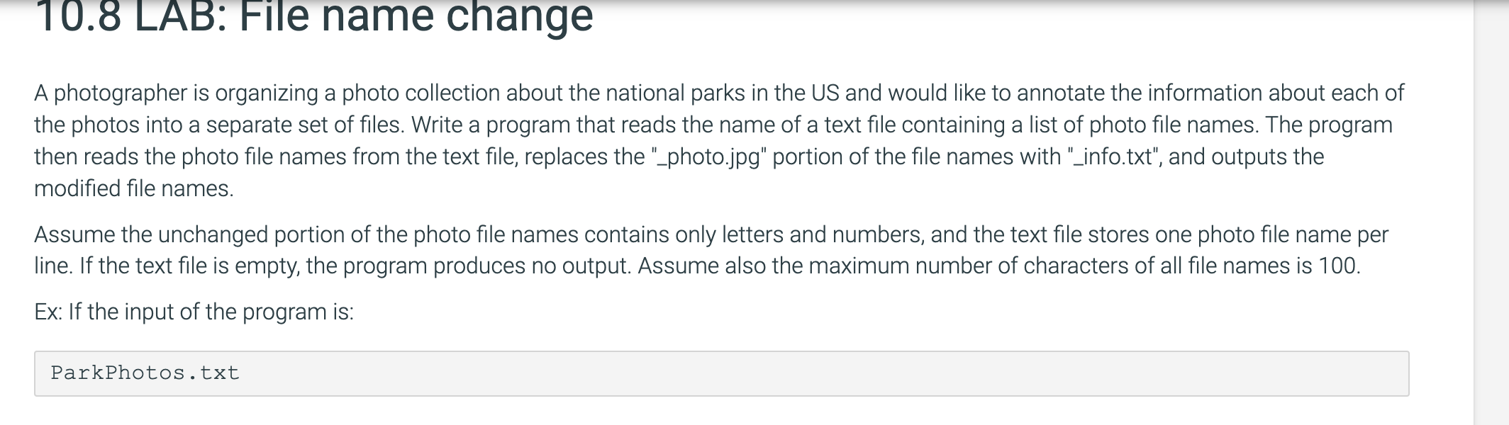 Solved A photographer is organizing a photo collection about | Chegg.com