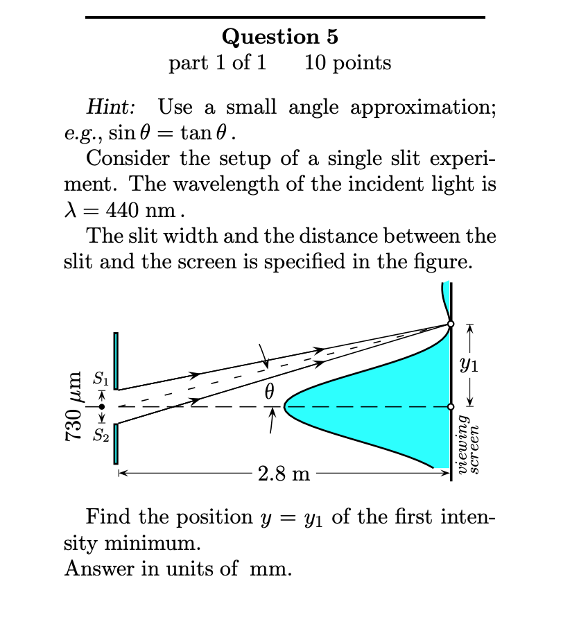 Solved Question 5 part 1 of 1 10 points Hint: Use a small | Chegg.com