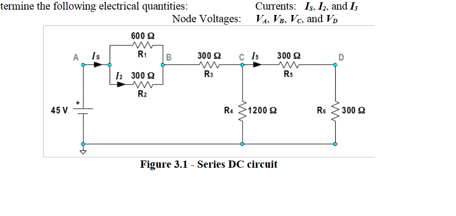 Solved How do i calculate the node voltages at: VA, VB, VC, | Chegg.com
