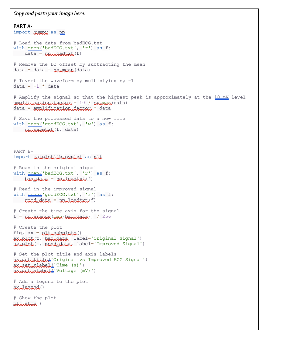 Solved I have provided the coding for part a and b. ﻿All I | Chegg.com