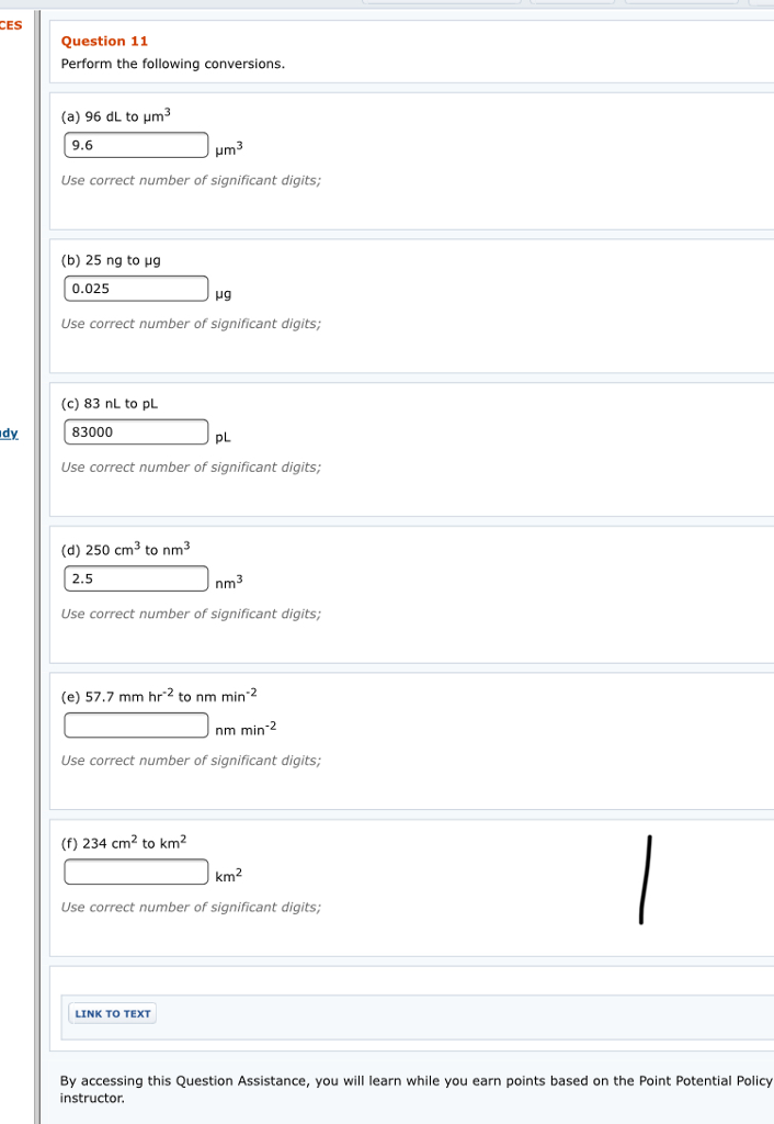 Solved ES Question 11 Perform the following conversions (a) | Chegg.com