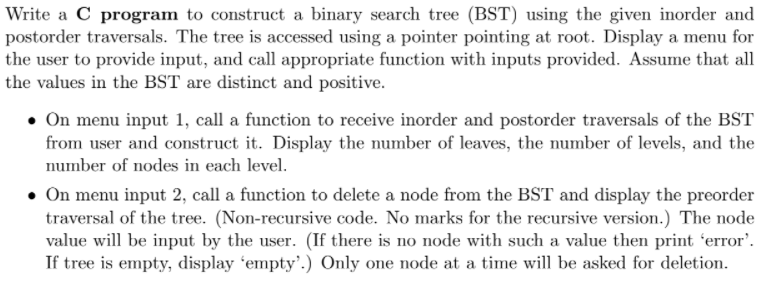 Solved Input: 1 5 7 10 13 15 19 5 10 7 19 15 13 2 15 -1 | Chegg.com