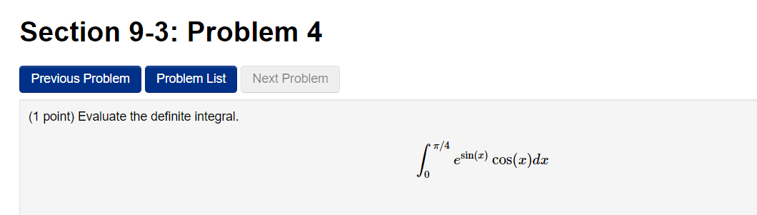Solved Section 9-3: Problem 4 Previous Problem Problem List | Chegg.com