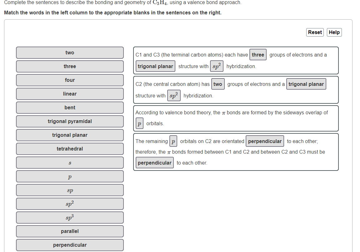 Solved It says two of these are wrong and I'm not sure which | Chegg.com