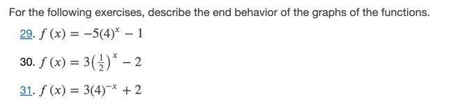 Solved For the following exercises, describe the end | Chegg.com