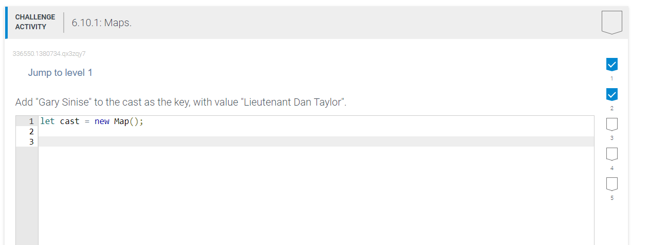Solved CHALLENGE ACTIVITY 6.10.1: Maps. | Chegg.com