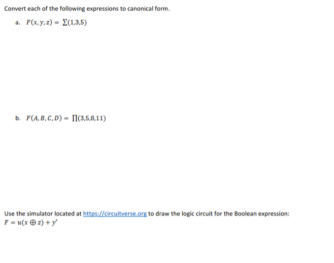 Solved Convert each of the following expressions to | Chegg.com