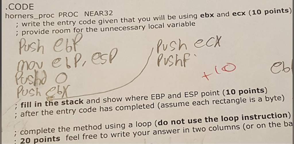 Horners method is an efficient way to evaluate a | Chegg.com