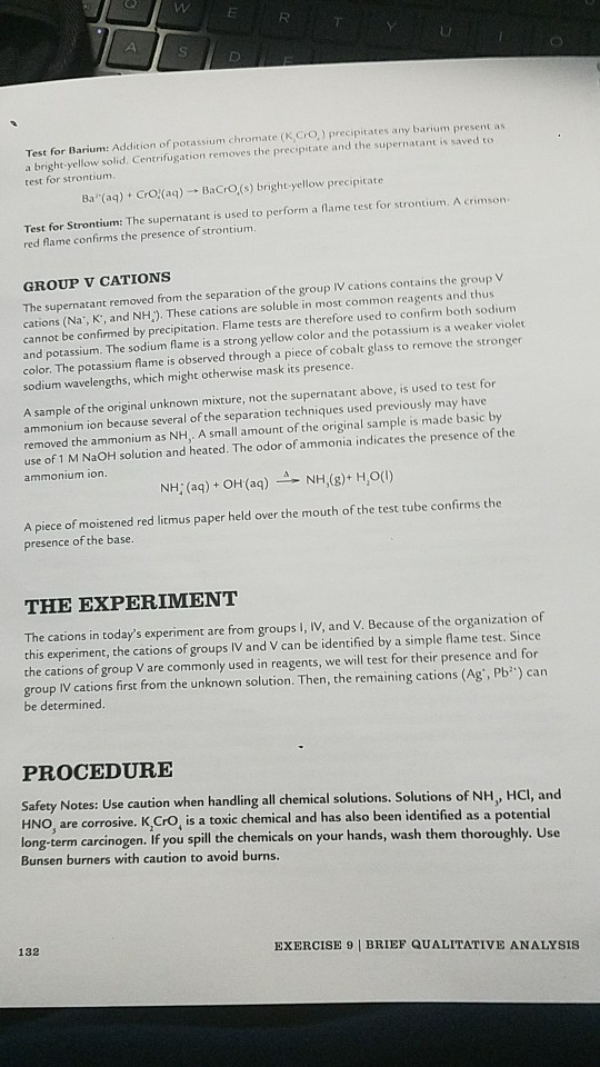 Solved Exercise 9 Brief Qualitative Analysis NAME DATE | Chegg.com