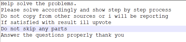Solved Help solve the problems. Please solve accordingly and | Chegg.com