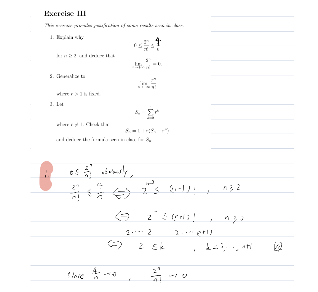 Solved Exercise III This exercise provides justification of | Chegg.com