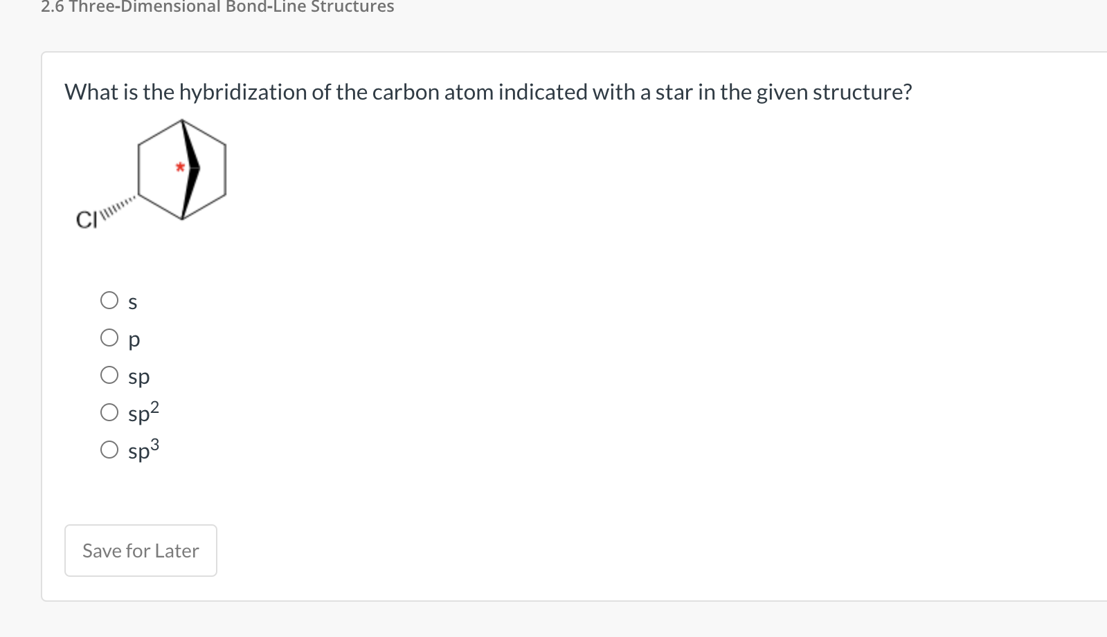 Solved What Is The Hybridization Of The Carbon Atom