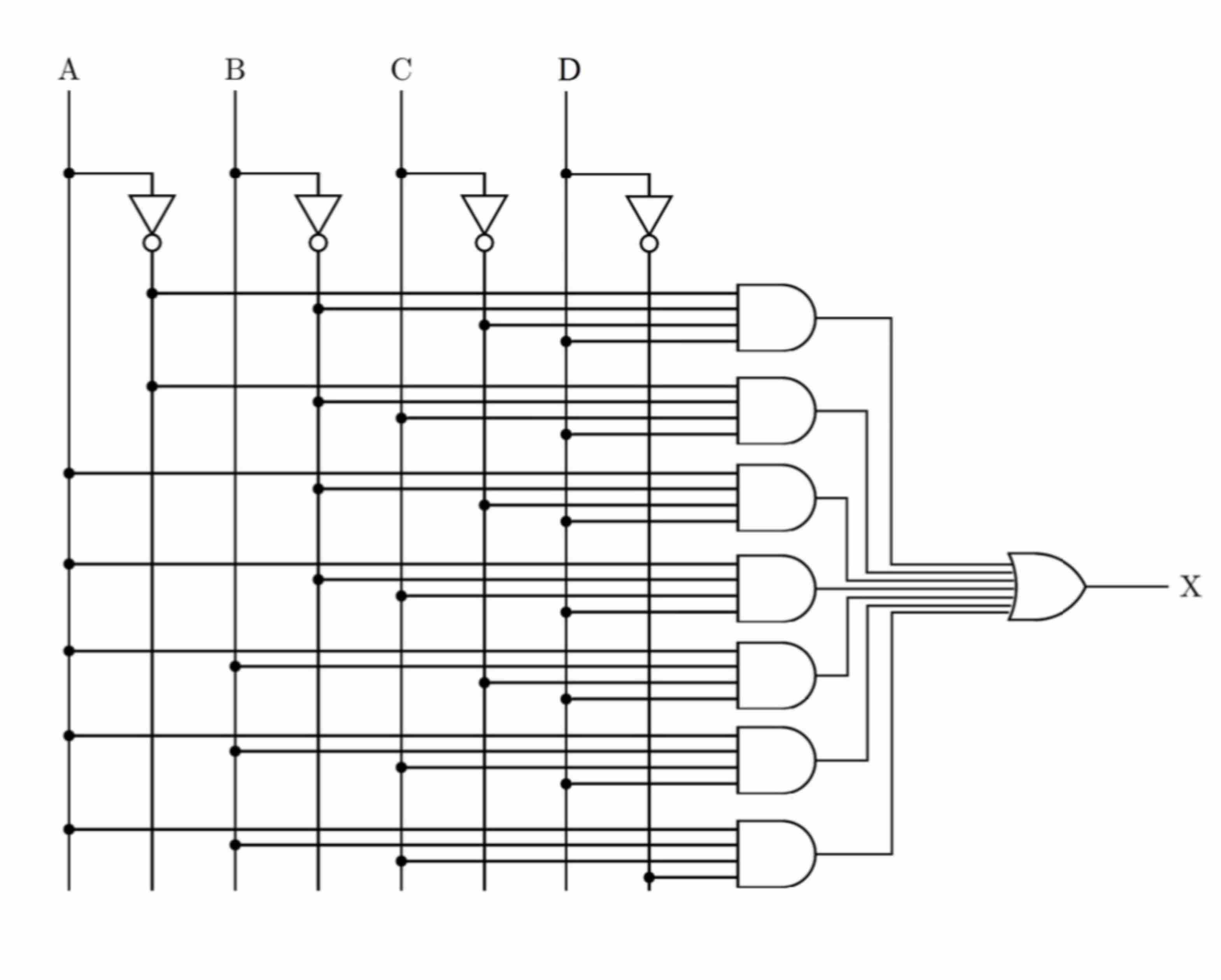 Solved Simplify The Given Logic Circuit Using Boolean