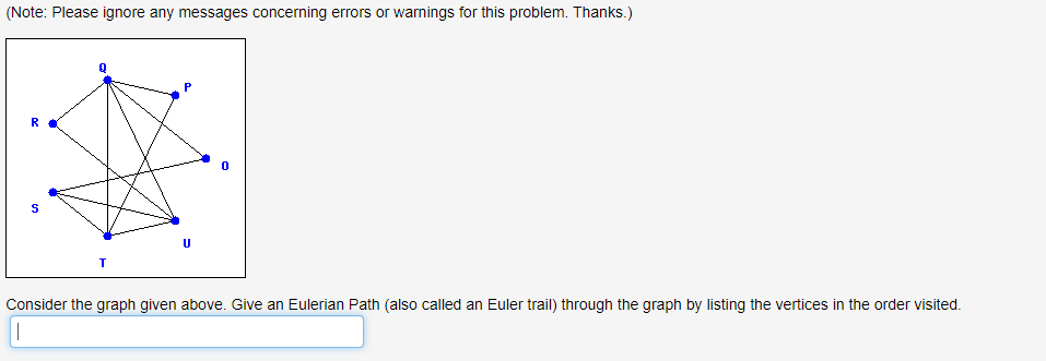 Solved (Note: Please ignore any messages concerning errors | Chegg.com