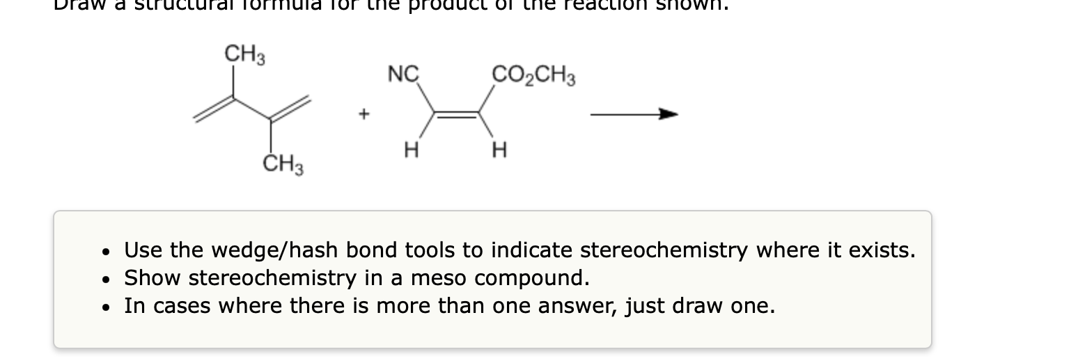 Solved - Use the wedge/hash bond tools to indicate | Chegg.com