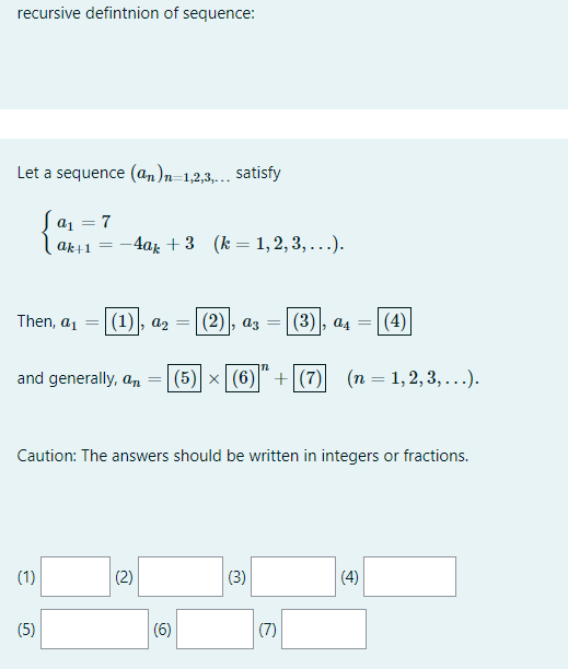 Solved Let a sequence (an)n=1,2,3,… satisfy | Chegg.com