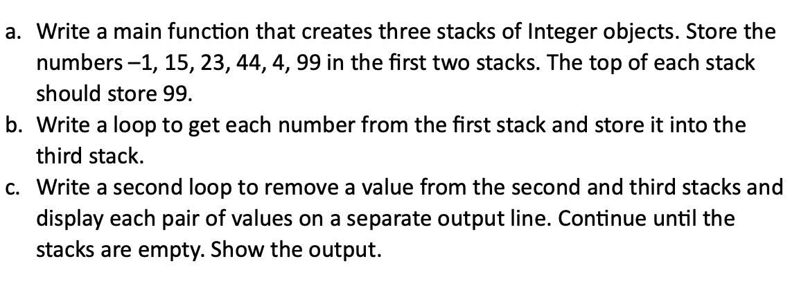 Solved In eclipse or bluej compatible code, please create a | Chegg.com
