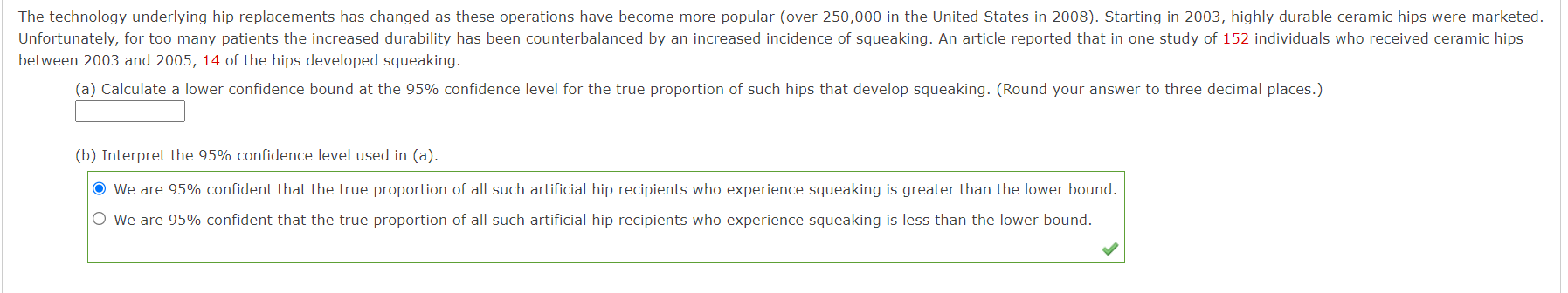 Solved The technology underlying hip replacements has | Chegg.com