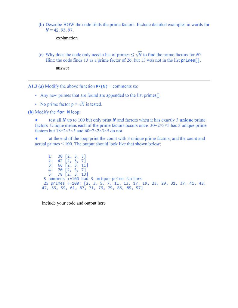 Solved A1.2 The Sagemath/Python code below will print the | Chegg.com