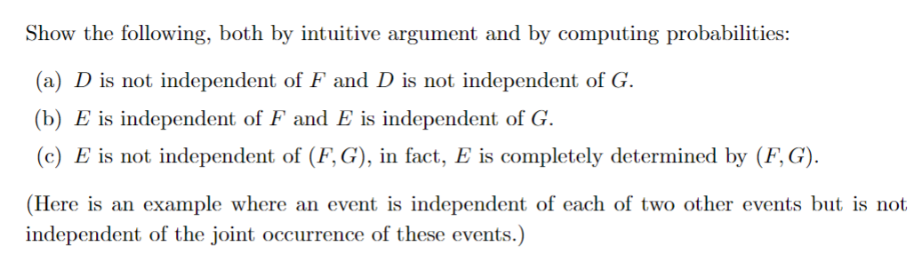 Solved A random experiment consists of throwing two fair | Chegg.com