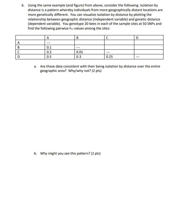 6. Using the same example (and figure) from above, | Chegg.com