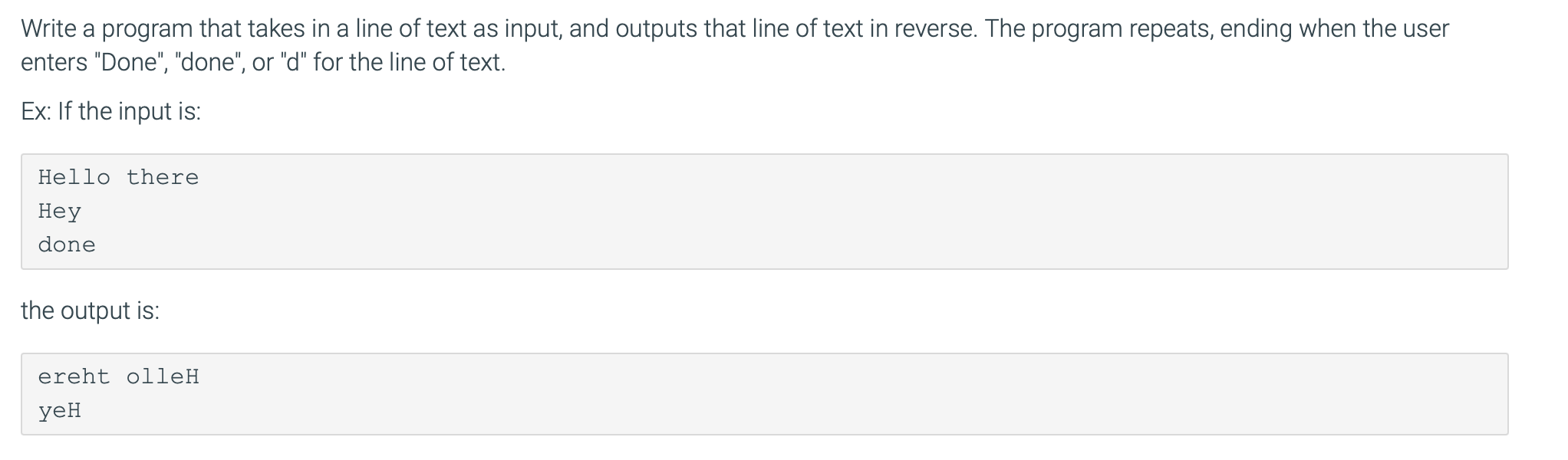 Solved Write A Program That Takes In A Line Of Text As